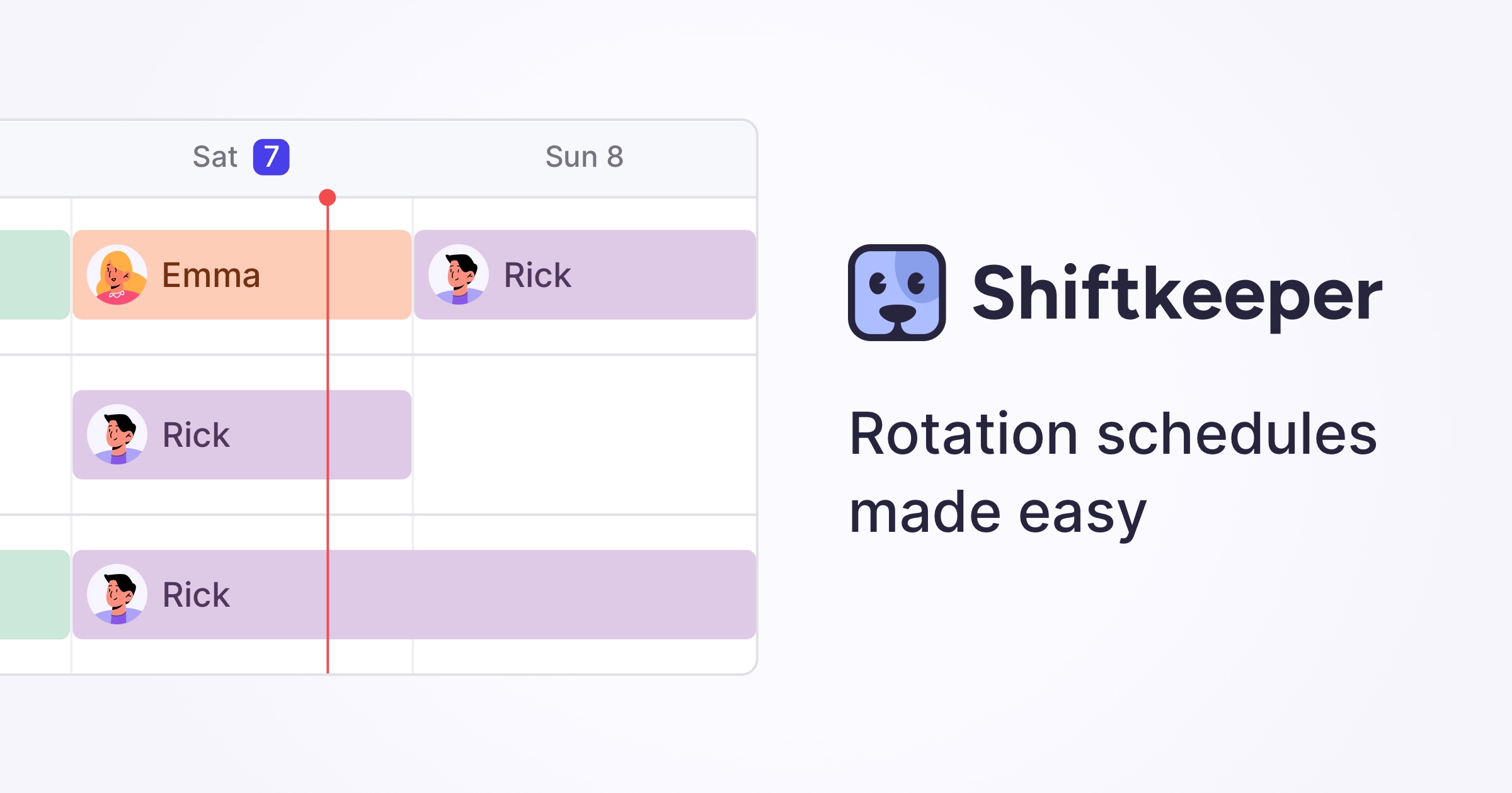 Shiftkeeper – Rotation schedules made easy